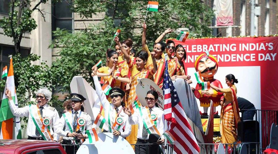 Celebrating 71 year of India's Independence at 37th, India Day Parade ...